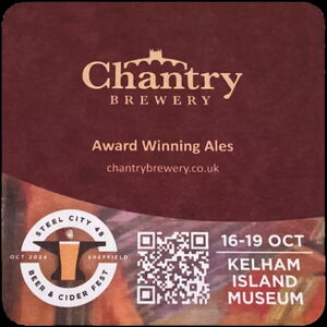 Beer Coaster: Chantry Diamond Black Stout (Chantry Brewery, United ...