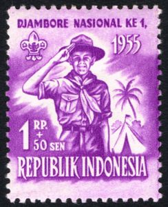 Stamp: National Scout Jamboree (Indonesia(National Scout Jamboree) Mi ...
