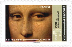 Stamp: Mona Lisa (Detail) by Leonardo da Vinci (France(Art Masterpieces ...