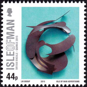 Stamp: Six decades of art (Isle of Man(Bryan Kneale) Mi:IM 2096,Sn:IM ...