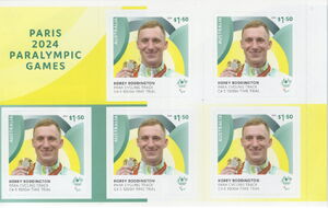 Stamp: Korey Boddington, Cycling (Australia(2024 Paralympic Games ...