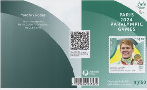 Stamp: Timothy Hodge, Swimming 200 Meter Individual (Australia(2024 ...