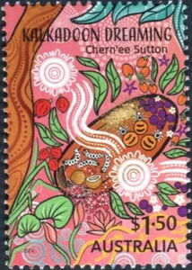 Stamp: Kalkadoon Dreaming : Art of Chern’ee Sutton (Australia(Kalkadoon ...
