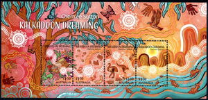 Stamp: Kalkadoon Dreaming : Art of Chern’ee Sutton (Australia(Kalkadoon ...