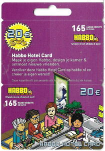 Gift Card: Habbo Hotel Card (Habbo, Netherlands(Habbo) Col:NL-Habbo-004a