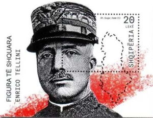 Stamp: Enrico Tellini, Italian General (Albania(Personalities of ...