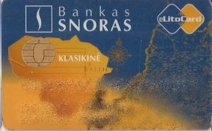 Bank Card: Snoras (Snoras, LithuaniaCol:LT-GM-0008
