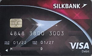 Bank Card: Silkbank (Silkbank, PakistanCol:PK-VI-0145 💳