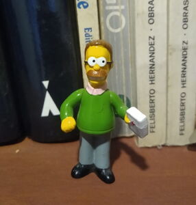 Meal Toy: Ned Flanders and bible (Hard plastic figures, Argentina(The ...
