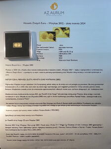 Coin: 100 CFA Francs (First gold Euro Vatican 2002) (Ivory Coast(2024 ...