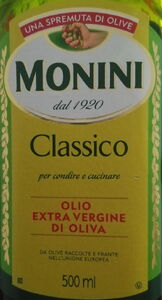 Food Label: Monini Classico (Monini, ItalyCol:IT-OIL-00025 🥫