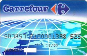 Bank Card: Carrefour (BNP Paribas Bank Polska, PolandCol:PL-GM-0020