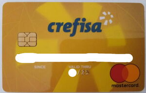 Bank Card: Crefisa (Banco Crefisa S.A., BrazilCol:BR-MC-0124 💳