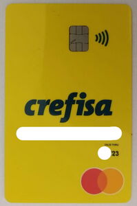Bank Card: Crefisa (Banco Crefisa S.A., BrazilCol:BR-MC-0125 💳