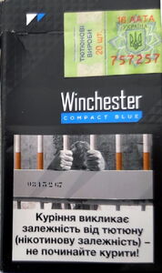 Cigarette Pack: Winchester Compact Blue (UkraineCol:UA-CT-0818