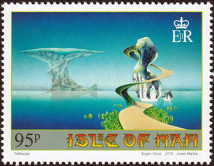 Stamp: Pathways, by Roger Dean (Isle of Man(Islands and Bridges) Mi:IM ...