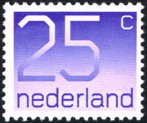 Sello: Numeral Type 'Crouwel' - "2" Type I (Países Bajos(Numeral Type ...