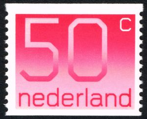 Stamp: Numeral Type 'Crouwel' - Coil (Netherlands(Numeral Type 'Crouwel ...