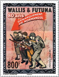 Stamp: Normandy Landings, 80 Years (Wallis and FutunaYt:WF 994,Col:WF ...