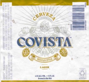 Drink Label: Cerveza Covista Mexican Style (Rock Wall Brewing Co ...