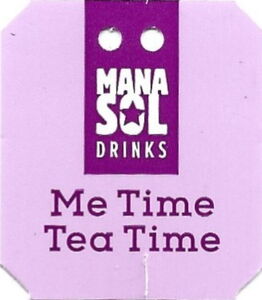 Tea Label: Me Time Tea Time (Manosol Drinks, NetherlandsCol:TL-NL-04345 🏷️