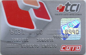 Bank Card: TCI - Coto (TCI, ArgentinaCol:AR-GM-0092 💳