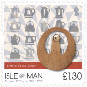 Stamp: Bi-metal Kettle Switch (Isle of Man(Invention and Innovation ...