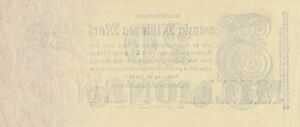 Banknote: 20,000,000 Mark (Germany(1923 4th Issues - Reichsbanknote ...