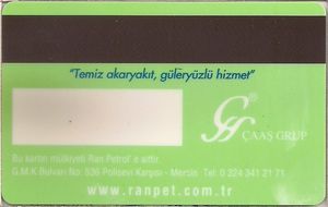 Functional Card: Ran Petrol (Filling Stations, Türkiye (Turkey)(Alpet ...