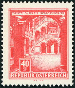 邮票: Porcia Castle, Spittal a.d. Drau (Carinthia) (奥地利(Buildings) Mi:AT ...
