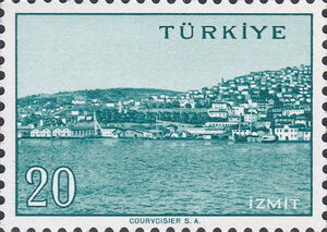 Stamp: Izmit (Türkiye (Turkey)(Cities of Turkey (1958-1960)) Mi:TR 1682 ...