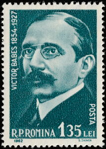Stamp: Victor Babeș(1854-1927), Physician (Romania(Romanian Scientists ...