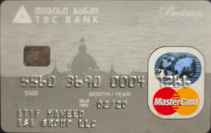 Bank Card: TBC Bank Business (TBC Bank, GeorgiaCol:GE-MC-0030 💳