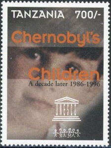 Stamp: Unesco (Tanzania(10th Anniversary of Chernobyl Disaster) Mi:TZ ...