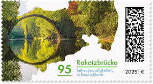 邮票: The Devil's Bridge, Gablenz (德国(Landmarks of Germany (2022-) Mi:DE ...