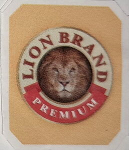Tea Label: Lion Brand (Lion Brand, Malta(Premium) Col:TL-MT-001 🏷️