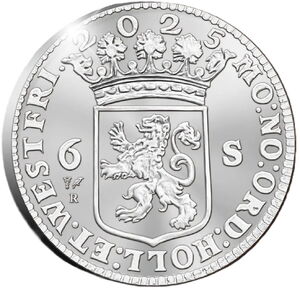 Coin: 6 Stuiver (1705 Scheepjesschelling - Holland 1 Oz.) (Netherlands ...