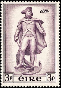 Stamp: John Barry (1745-1803) (Ireland(Barry Commemoration) Mi:IE 126 ...