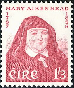 Stamp: Mary Aikenhead 1787-1858 (Ireland(Death Centenary of Mother Mary ...