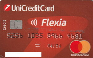 Bank Card: Unicredit Card (UniCredit Banca, ItalyCol:IT-MC-0179 💳