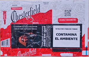 Sigaretten pakje: Chesterfield Original Edición Chesterway (Argentinië ...