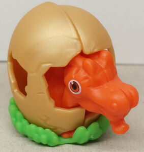 Meal Toy: Red dragon (Kinder Surprise, Europe(Kinder - Mini Dragons ...