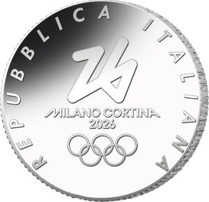 Moneda: 6 Euro (Ski Jumping, Predazzo) (Italia(2025 - Milano Cortina ...