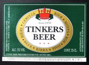 Drink Label: Tinkers (Codytsa – Ramon Turro, SpainCol:ES-BEER-000107