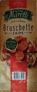 Food Label: Maretti - Bruschette chips Pizza (Ficosota Food EAD ...