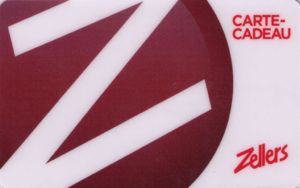 Gift Card: Z Gift card (Hudson's Bay Co. - HBC, Canada(Zellers) Col:CA ...