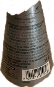 Drink Label: Cutolo Rionero Acqua Minerale Fonte Atella (Fonti del ...