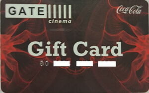 Gift Card: Gate Cinema (Gate Cinema, Ireland(Gate Cinema) Col:IE-GaCi-001 💳