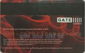 Gift Card: Gate Cinema (Gate Cinema, Ireland(Gate Cinema) Col:IE-GaCi-001 💳