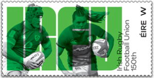 Stamp: Irish Rugby Football Union, 150 Years (Ireland(Irish Rugby ...
